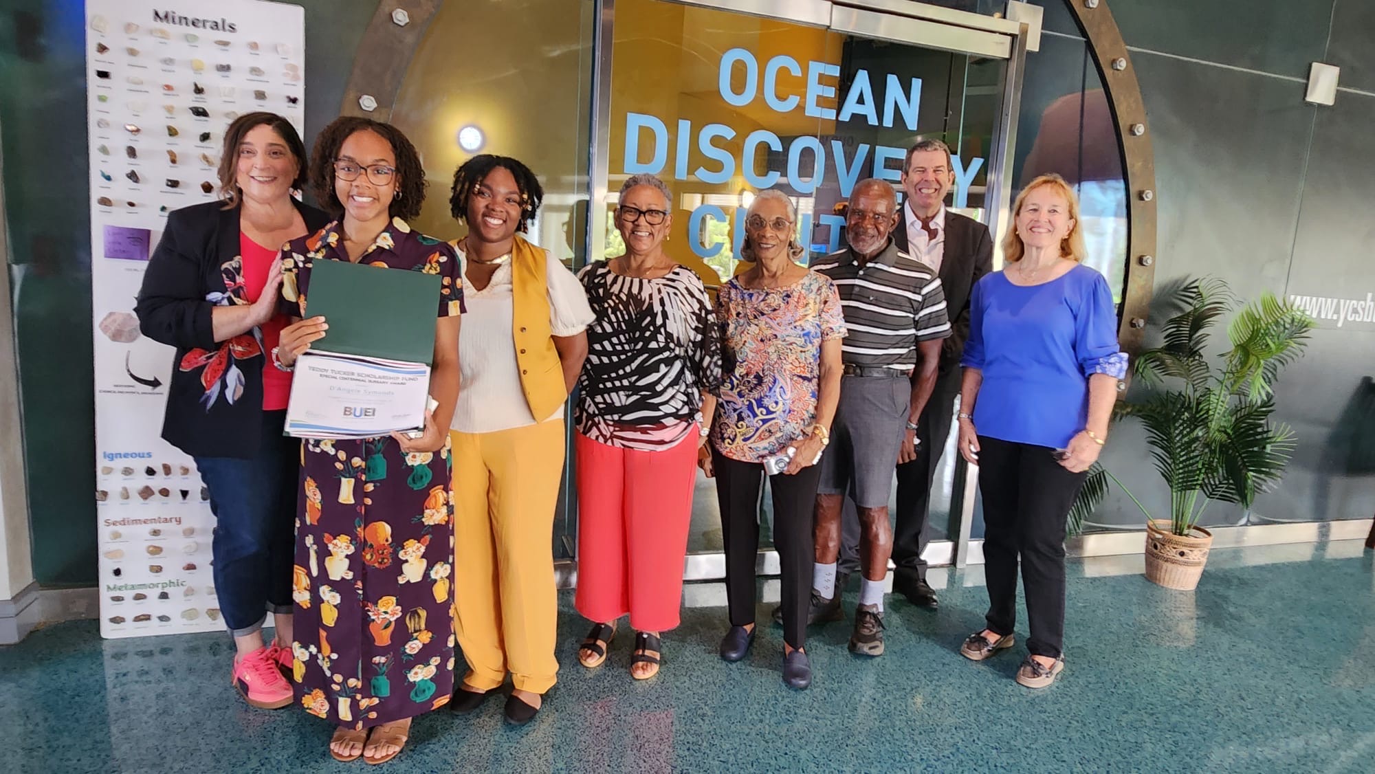 BUEI Awards Special $10,000 Teddy Tucker Centennial Bursary To D’Angele ...